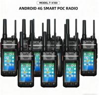 China YANTON T-X100 4G POC Walkie Talkie 4000mAh Battery IPX4 Water Resistant GSM WCDMA for sale