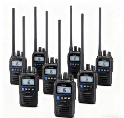 China ICOM IC-M85UL VHF Marine Radio Walkie Talkie 5W 16 Channels IPX7 for Hazardous Locations for sale
