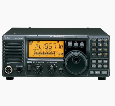 China ICOM IC-718 HF Shortwave Transceiver 100W Output Power 101 Channels Fixed Station Walkie Talkie for sale