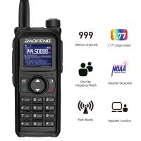China Baofeng UV-28 Tri-Band Walkie Talkie with 10W Output Power, 2200mAh Battery and 999 Channels for sale