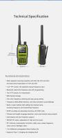 China Baofeng UV-5R Mini Walkie Talkie 5W Output Power IPX5 Water Resistance Dual Band Two Way Radio for sale