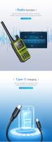 China Baofeng UV-5R Mini Walkie Talkie 5W Output Power IPX5 Water Resistance Dual Band Two Way Radio for sale