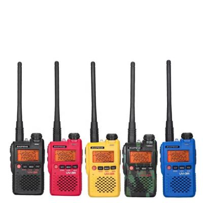 China Baofeng UV-3R Dual Band Walkie Talkie 8W Output 16 Channels 1-5KM Range for sale