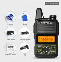 China Baofeng BF-T1H 20 Channel 5W VOX Walkie Talkie Professional FM Two Way Radio for sale