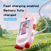 China LK-028 Kids Walkie Talkie 2 Pack 650mAh Battery 2.0 Inch Screen 0-1km Range for sale