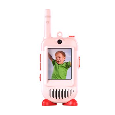 China LK-028 Kids Walkie Talkie 2 Pack 650mAh Battery 2.0 Inch Screen 0-1km Range for sale