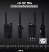 China Chierda CD-1C UHF Mini Walkie Talkie 2 Way Radio FM Portable 5W for sale