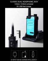 China Chierda CD-1C UHF Mini Walkie Talkie 2 Way Radio FM Portable 5W for sale
