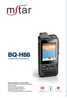 China MSATAR BQ-H88 4G Network Digital Trunking Walkie Talkie with GPS and Auto 2G/3G/4G Switching for sale