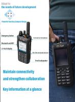China R7 DMR Intercom GPS Waterproof Two Way Radio Walkie Talkie UHF VHF 5W Long Range for Professional Use for sale