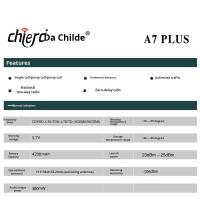 China Chierda CD-A7 PLUS 4G POC Two Way Radio 1500-2000mAh Battery 50km Range Fleet Logistics for sale