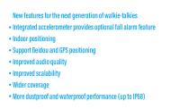 China IP68 Waterproof Dustproof Wireless Emergency Alarm Walkie Talkie Two Way Radio 5W 5200mAh for sale