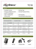 China Chierda TC18 Walkie Talkie Dual PTT Two Way Radio Type C Charging 5W for sale