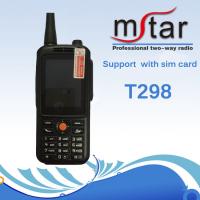 China 3G 4G PTT Walkie Talkie 3500mAh Battery 15km Range GPS WiFi Two Way Radio for sale
