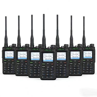 China Chierda UV58D DMR Radio Walkie Talkie Dual Band VHF UHF AES 256 Encryption Full Keypad for sale