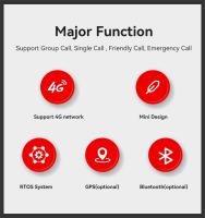 China YANTON T-X5D 4G POC Mini Network Push to Talk Radio for Long Distance Communication for sale