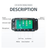 China YANTON TM-7600 4G LTE PTT Radio with GPS for Mobile Car Communication 10W for sale