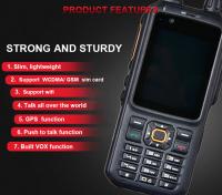 China Mstar Android GSM Walkie Talkie Mobile Phone 2000 km Range Long Distance Communication for sale
