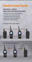 China SE530K DPS GPS Network Analog Dual Mode Public Network Walkie Talkie 4G for sale