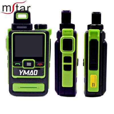 China Green 4G LTE POC Walkie Talkie 5000km Range GPS SIM Card Two Way Radio for sale