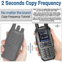China BAOFENG UV-21R 6W Tri-Band Ham Radio 1.77in Color Screen NOAA 999CH Long-Range Walkie Talkie for sale