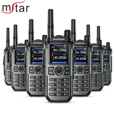 China BAOFENG UV-21R 6W Tri-Band Ham Radio 1.77in Color Screen NOAA 999CH Long-Range Walkie Talkie for sale