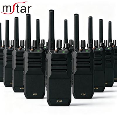 China X10D Handheld Commercial Wireless Digital-Analog Compatible DMR Walkie Talkie with 5W Output Power and IPX5 Water Resistance for Long Range Communication for sale