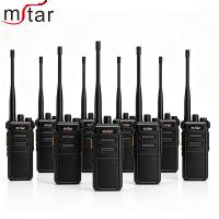 China MSTAR Two Way Radio Walkie Talkie with 10W Power 0-5km Range and 4800mAh High Capacity Battery for sale