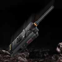 China AORO M6 4G Full Netcom Android 10 IP68 Long Range Transmitter Professional Black Handheld Walkie Talkie Smart Phone for sale