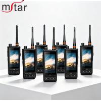 China AORO M6 4G Full Netcom Android 10 IP68 Long Range Transmitter Professional Black Handheld Walkie Talkie Smart Phone for sale