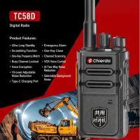 China Chierda TC58D Digital Walkie Talkie UHF 16CH 5W Two Way Radio with 3000mAh Battery and Type-C Charging for sale