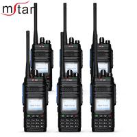 China 10W Output Power VHF UHF DMR Two Way Radio with 16 Storage Channels Digital Walkie Talkie for sale