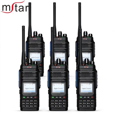 China 10W Output Power VHF UHF DMR Two Way Radio with 16 Storage Channels Digital Walkie Talkie for sale