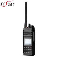 China 10W Output Power VHF UHF DMR Two Way Radio with 16 Storage Channels Digital Walkie Talkie for sale