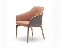 China Customizable Hotel Restaurant Furniture Fabric Cloth Dinning Room Chairs 600*600*840mm for sale