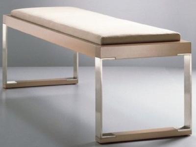 China Durable Hotel Lobby Furniture 1200*400*450mm Stylish Indoor Benches for sale