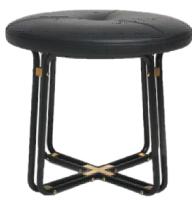 China 950*380mm Black Contemporary Coffee Table Rustproof Hotel Bedroom Furniture Set for sale