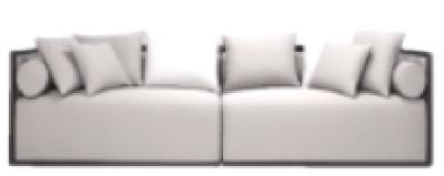 China Comfy Sectional Couch Comfortable 2 Seater Sofa ODM Hotel Lobby Furniture Dustproof for sale