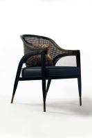 China High Durability Hotel Lobby Furniture Sofa Chair Customizable Glossy Finish for sale