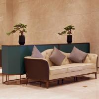 China Fine Fabric Sofa and Lounge Chair Sophisticated Hotel Lobby Furniture Set for sale