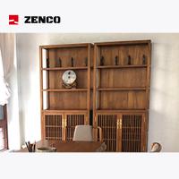 China Solid Wood Chinese Style Furniture Set with Tea Table Chairs and Cabinets for sale