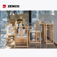 China Hotel Lobby Furniture Set Contains Solid Wood Made Of Tea Table, Tea Chair, Coffee Table for sale