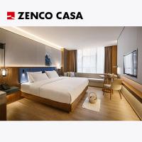 China Modern Light Luxury Style Hotel Bedroom Furniture Set Size 2000*2000*300mm for sale