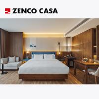 China Modern Light Luxury Style Hotel Bedroom Furniture Set Size 2000*2000*300mm for sale