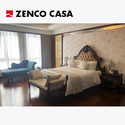 China Hotel Bedroom Furniture Sets Classic European Style Bed Size 2000*2000*350mm for sale