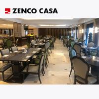 China Hotel Restaurant Furniture Vintage Elements Solid Wood Dining Table And Chairs for sale