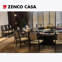 China Chinese Style Hotel Banquet Hall Electric Dining Table And Chairs For Hotel Restaurant for sale
