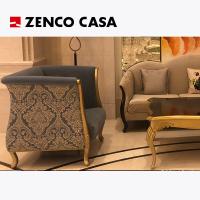 China Hotel Lobby Furniture Set European Style Sofa And Coffee Table for sale