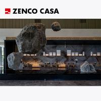 China Hotel Lobby Furniture Fixed Pedestal Tables And Wooden Lounge Chairs for sale