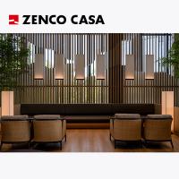 China Hotel Leisure Furniture Fixed Multi Person Sofa Rattan Elements Lounge Chair Modern Style Coffee Table for sale
